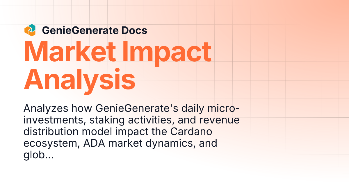 Market Impact Analysis | GenieGenerate Docs